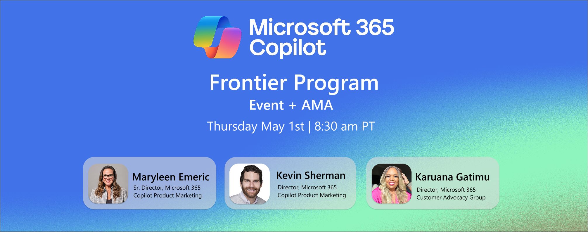 Frontier Copilot AMA | Microsoft Community Hub