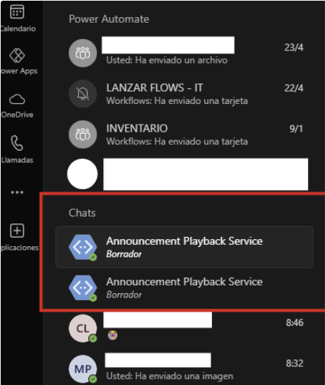 Announcement Playback Service chat ¡HEPL! | Microsoft Community Hub