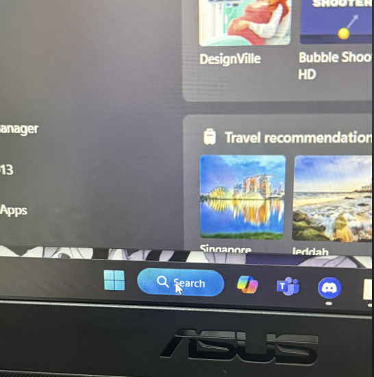 Search taskbar is blue? i deleted translucenttb and it’s still here ...