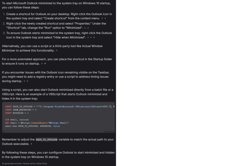 Double-clicking Outlook system tray icons no longer restores the app ...