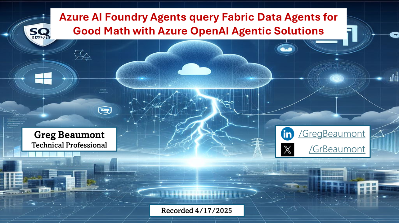 Azure AI Foundry Agents query Fabric Data Agents | Microsoft Community Hub