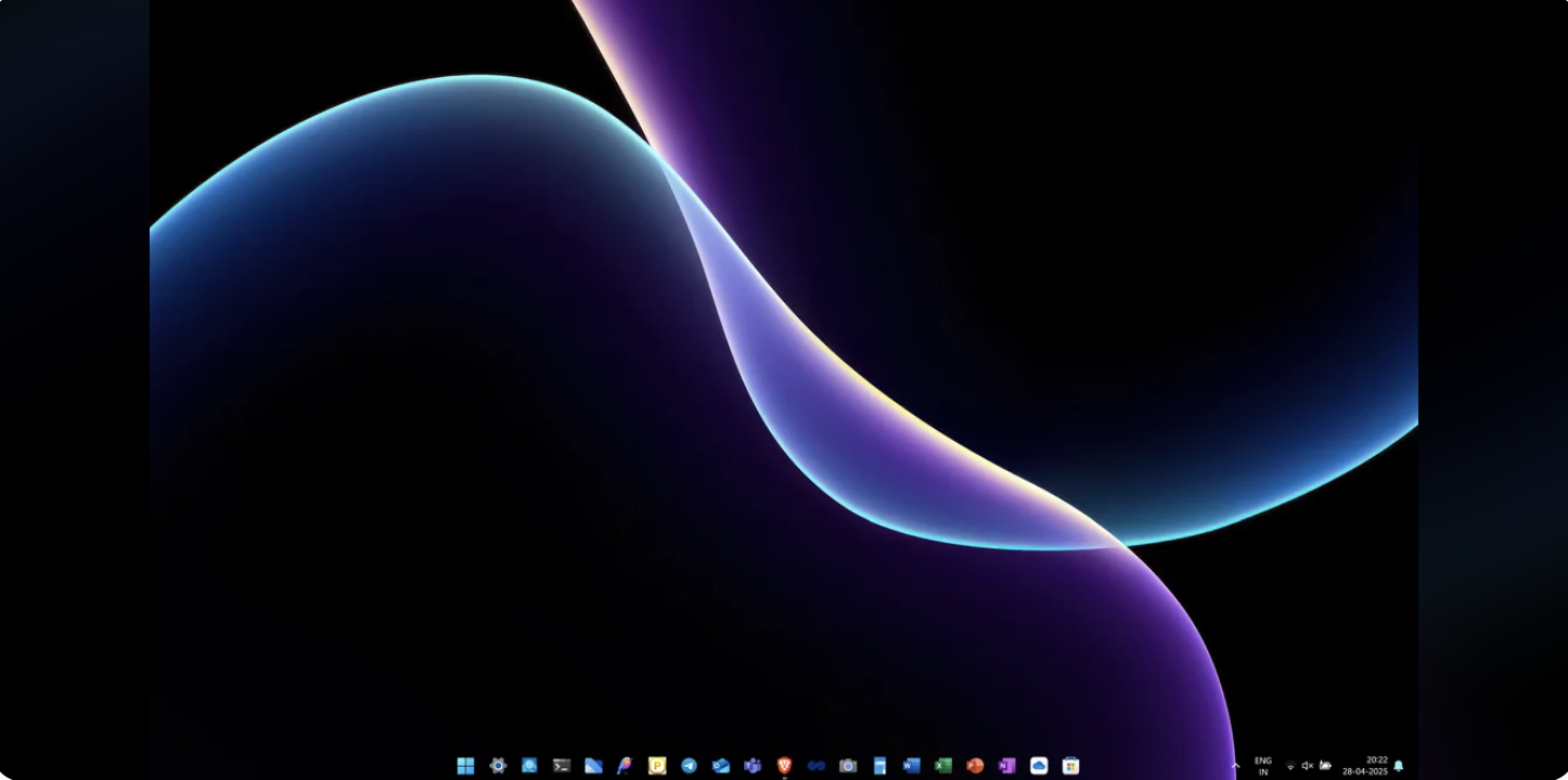 How about this minimalistic windows 11 desktop? | Microsoft Community Hub