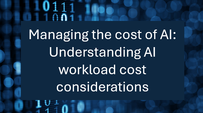 Understanding AI workload cost considerations | Microsoft Community Hub
