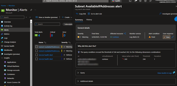 [Story from The field] How to monitor vNet subnet IP usage | Microsoft ...