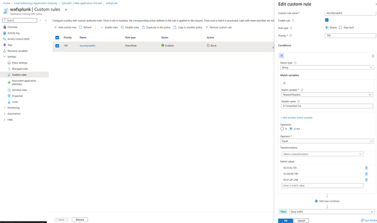 Securely integrate On-Prem and Self-Hosted VM instances of Splunk with ...