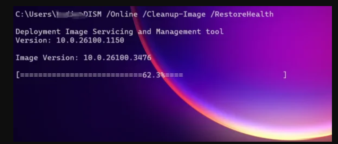 DISM /Online /Cleanup-Image /RestoreHealth | Microsoft Community Hub