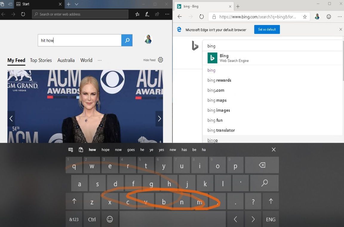 On-screen English keyboard swipe ( flow ) doesn't work for Chromium ...