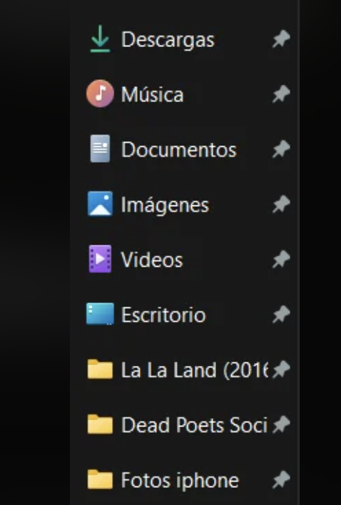 Any easy way to get rid of the pinned folders? | Microsoft Community Hub