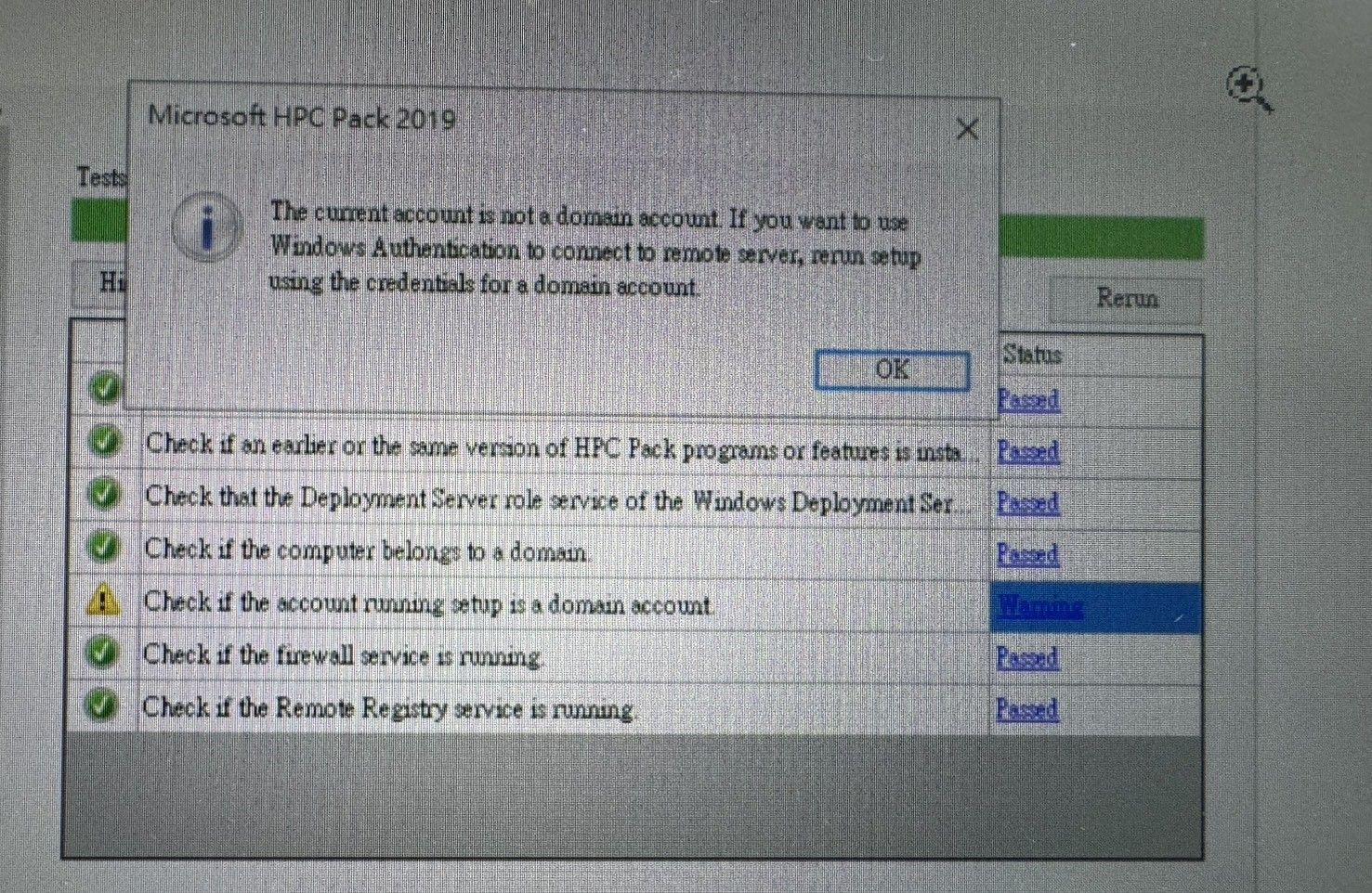 HPC precheck error | Microsoft Community Hub