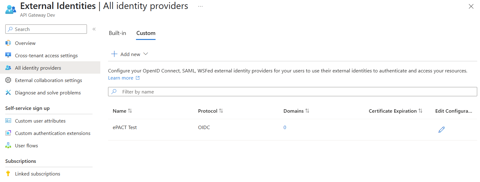 External ID login page not showing identity providers | Microsoft Community Hub