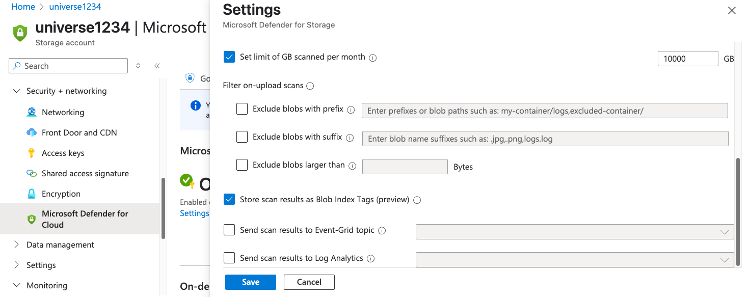 New feature in Defender for Storage: Optional Index Tags | Microsoft ...