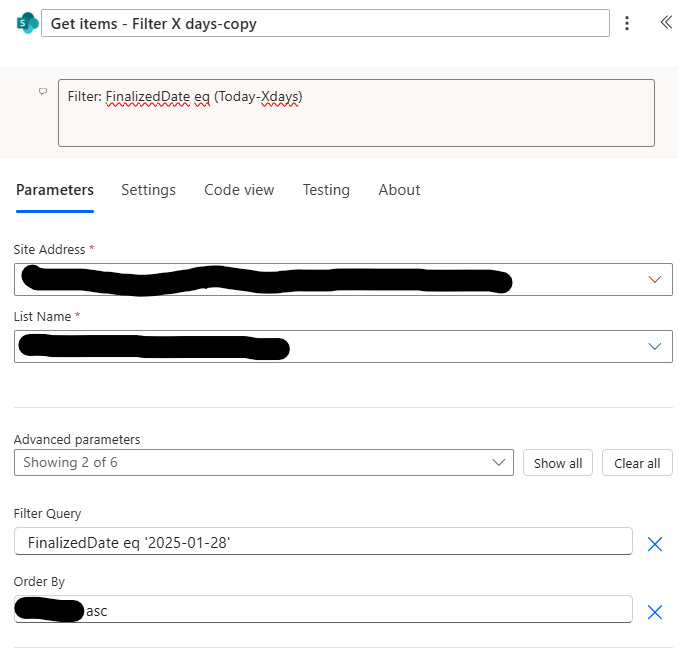 Power Automate: SP Get items - filter by date return no values ...