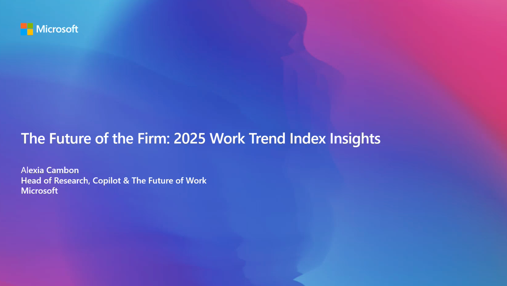 Microsoft's Work Trend Index Annual Report 2025 Key Findings ...