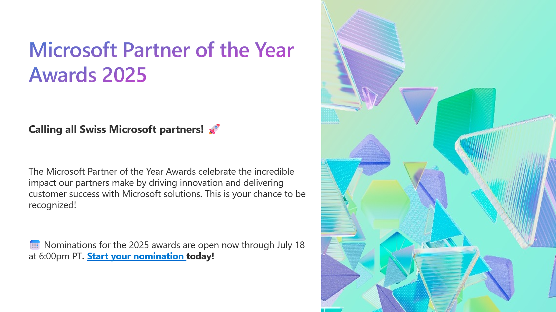 ⏳Last Call for Microsoft Partners in Switzerland!⏳ | Microsoft ...