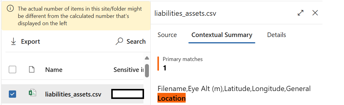 Getting Contextual Summary from SIT(Sensitive info types) via ...
