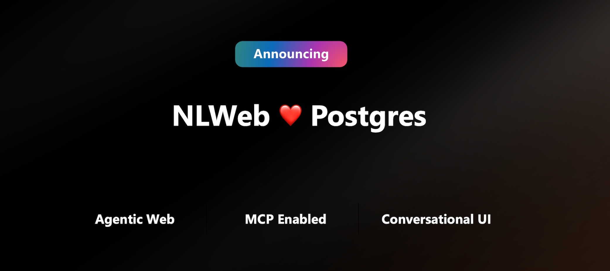 Fueling the Agentic Web Revolution with NLWeb and PostgreSQL | Microsoft Community Hub