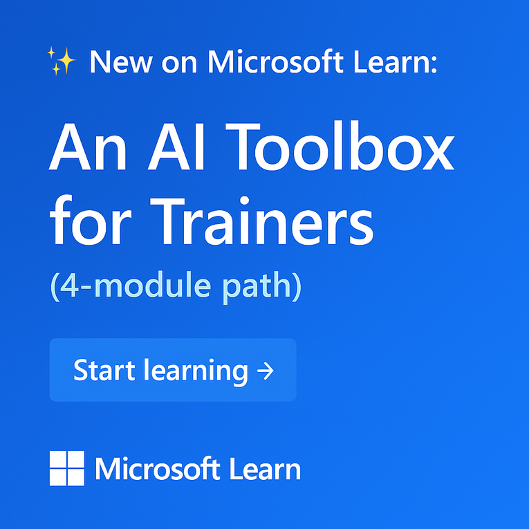 An AI Toolbox for Trainers | Microsoft Community Hub