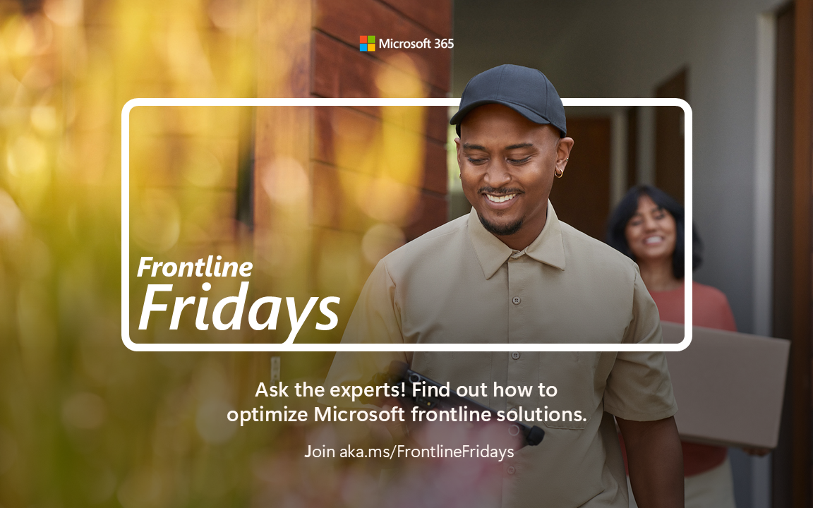 Frontline Fridays Session 4: Optimizing operational efficiency ...