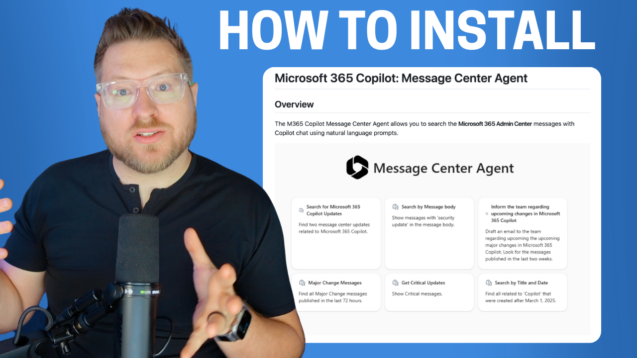Message Center Overload? Try This Copilot Agent! Complete walkthrough ...