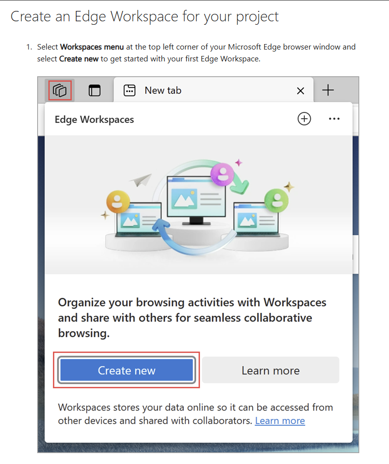 Where did the Edge browser workspaces icon go? | Microsoft Community Hub