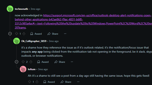Windows 11 notification issue | Microsoft Community Hub