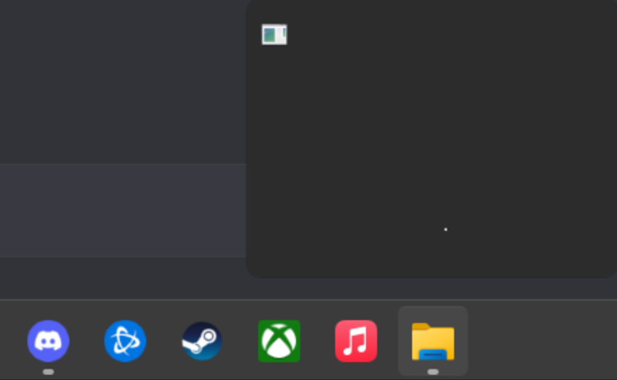 Mysterious Blank Tab Appears When Hovering Over Taskbar Apps. | Microsoft Community Hub