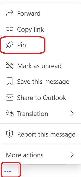 How to pin a post in Microsoft Teams group chats and channel chat ...
