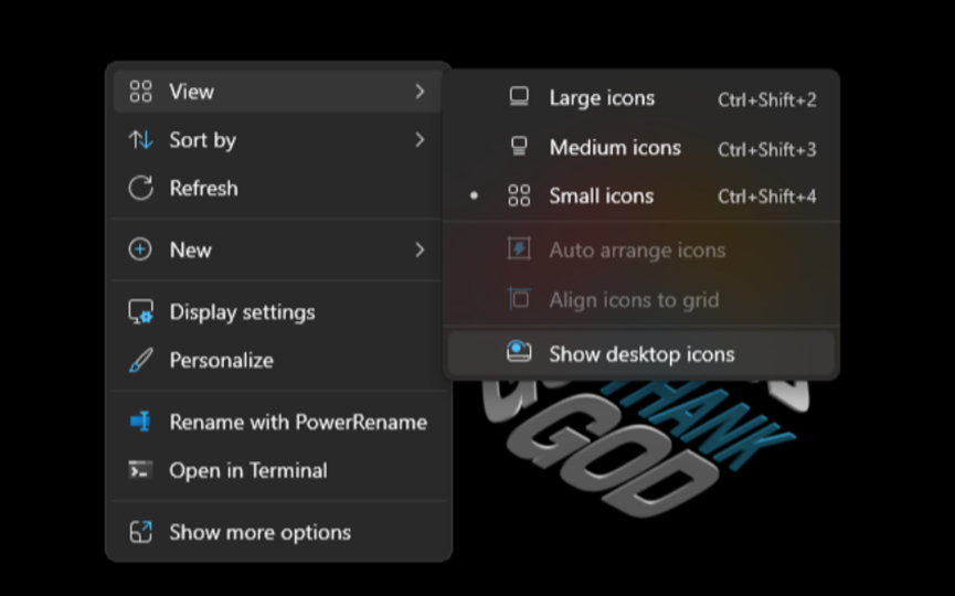 How to automatically hide desktop icons using keyboard shortcuts in Windows 11? | Microsoft ...