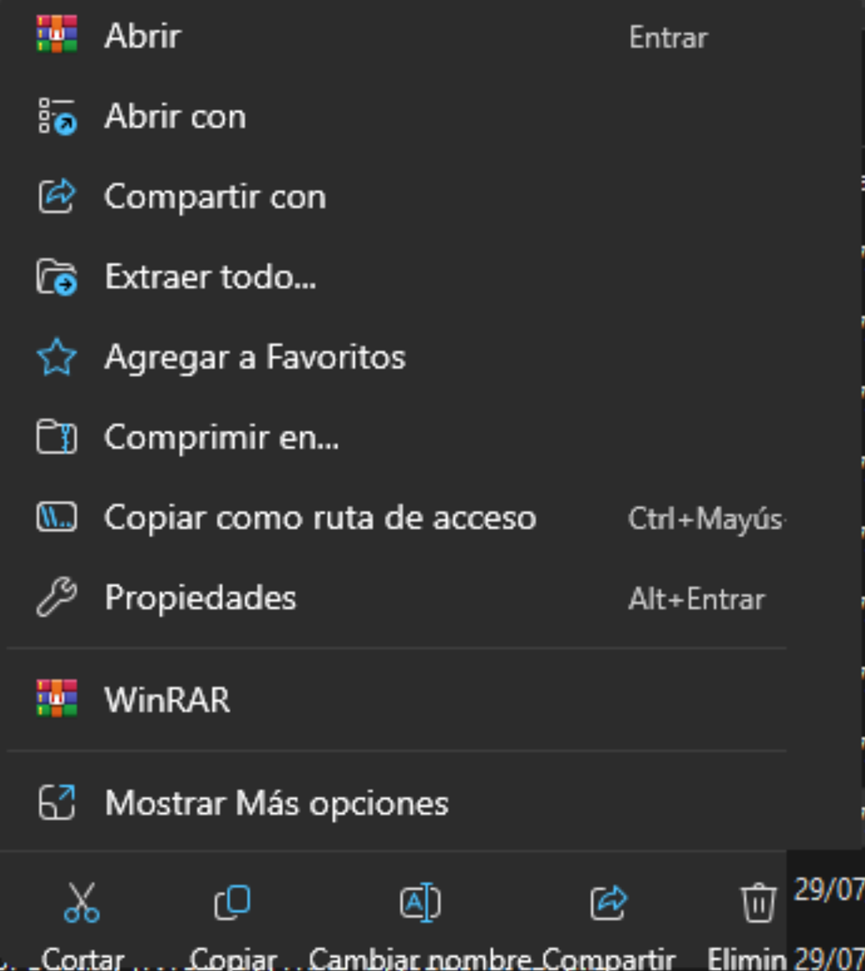 When right-clicking a file in Windows 11, the menu flickers / becomes ...