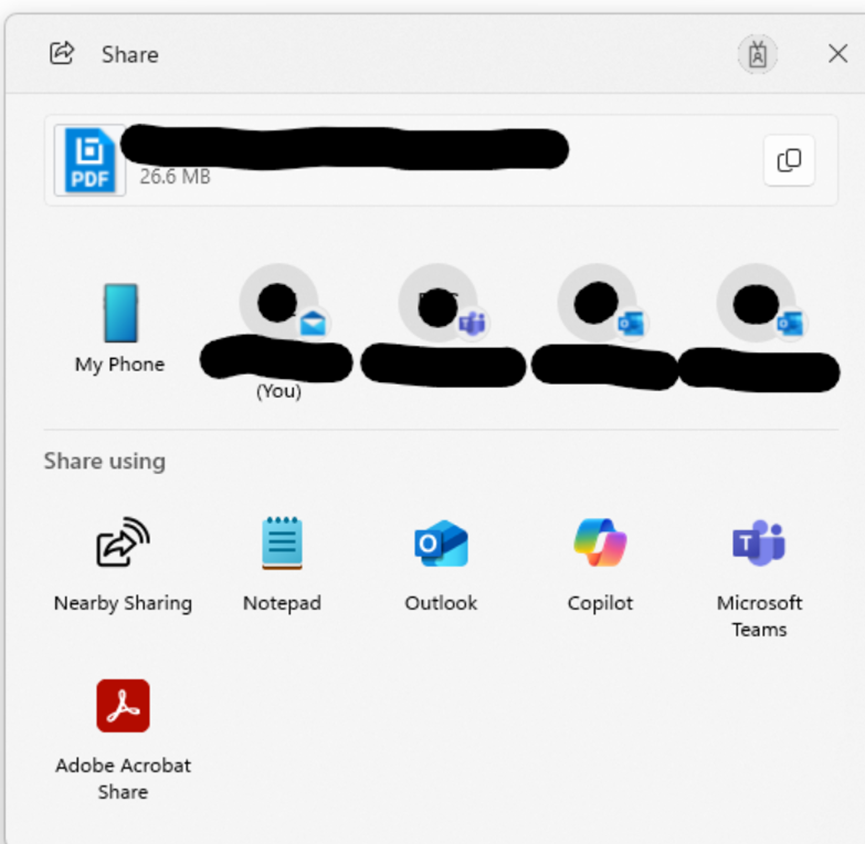 The OneDrive share menu in Windows 11 has changed. | Microsoft Community Hub