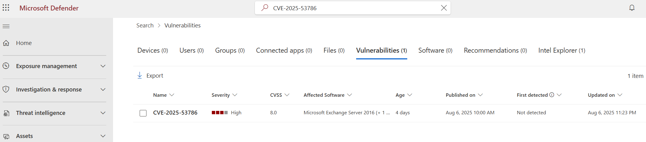 MDVM Guidance for CVE-2025-53786: Exchange Hybrid Privilege Escalation | Microsoft Community Hub