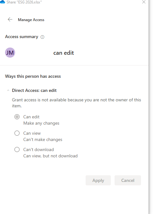 Change Shared file's permission from Edit to Read only | Microsoft Community Hub