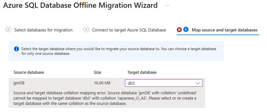 Data Migration - Collation mismatch error during an offline migration ...
