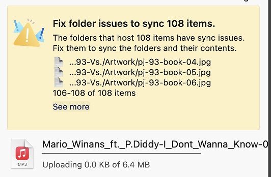How to resolve "Fix folder issues to sync x items"? | Microsoft Community Hub
