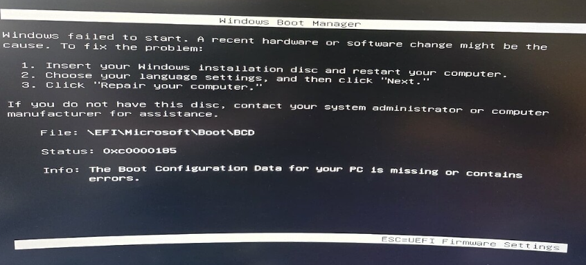 AMD RAID1 in Windows 11 does not create EFI | Microsoft Community Hub