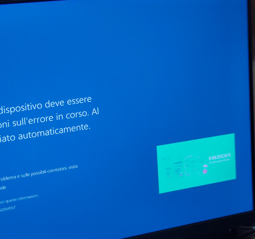 Windows system blue screen of death interface actually displays ...