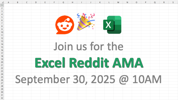🎉 Excel Turns 40! Join Our Reddit AMA 🎉 | Microsoft Community Hub