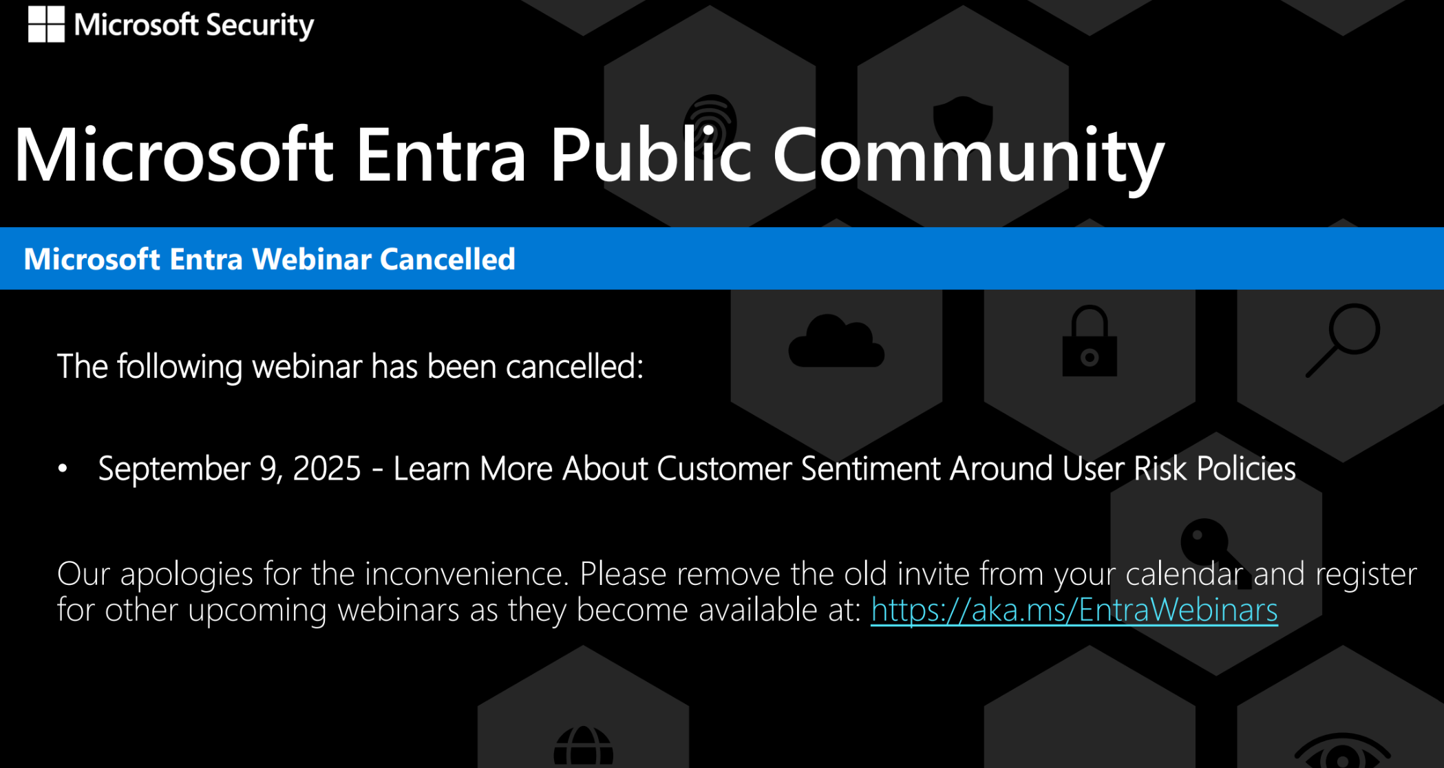 Session Cancelled: Entra | Learn More About Customer Sentiment Around ...