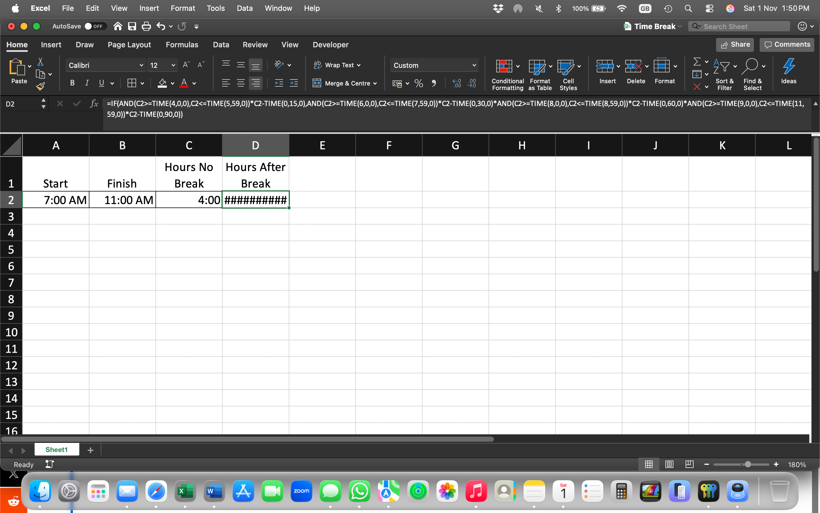 Excel formula to take time off from a time range | Microsoft Community Hub