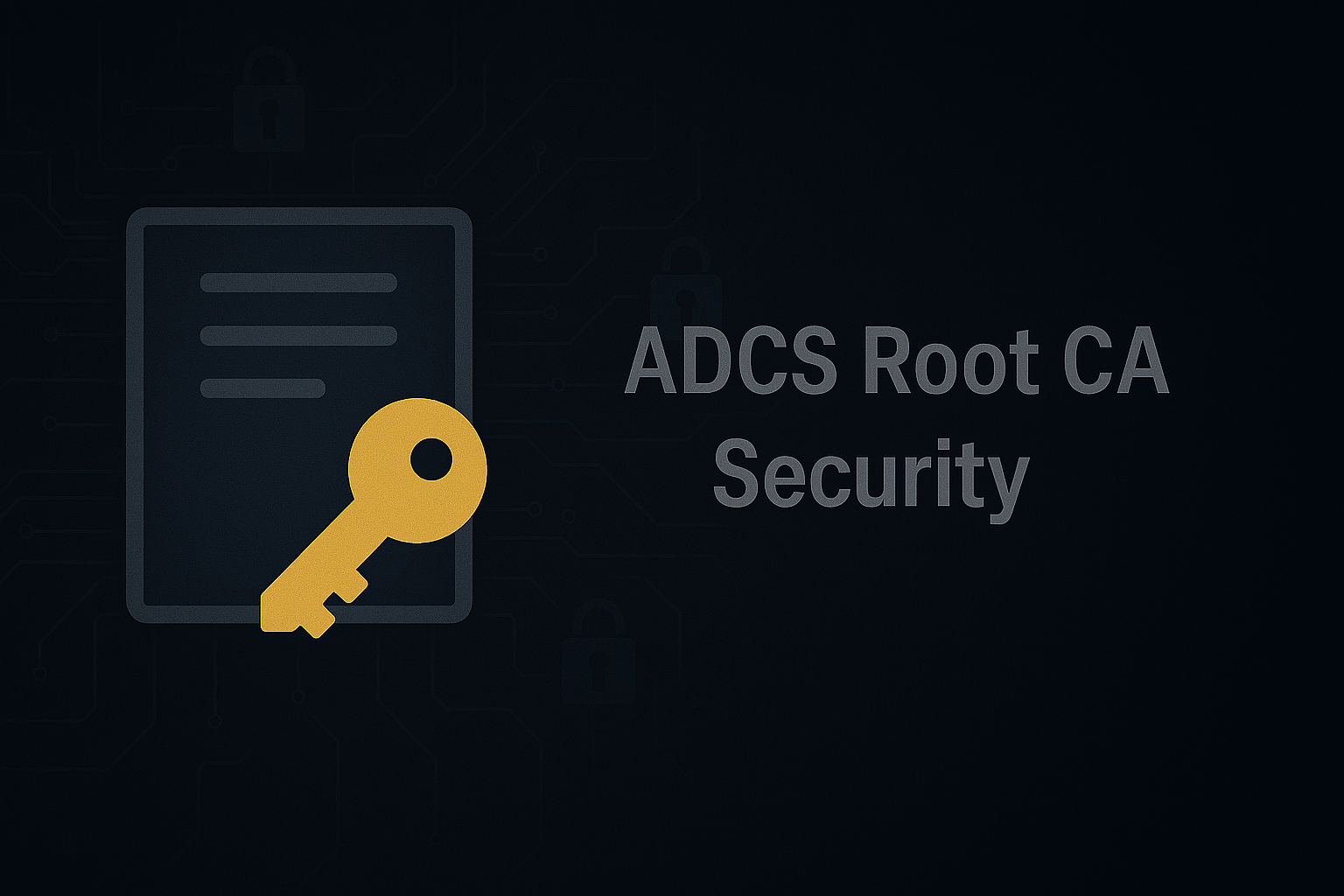 Implementing and Managing an ADCS Offline Root Certificate Authority ...