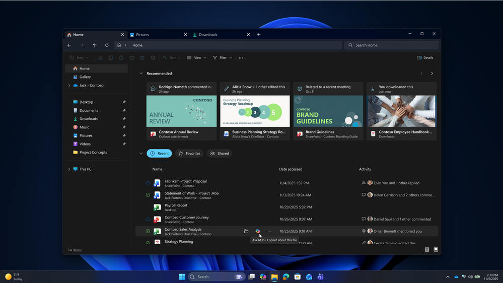 Evolving Windows 11: new Copilot and AI experiences at Ignite 2025 ...