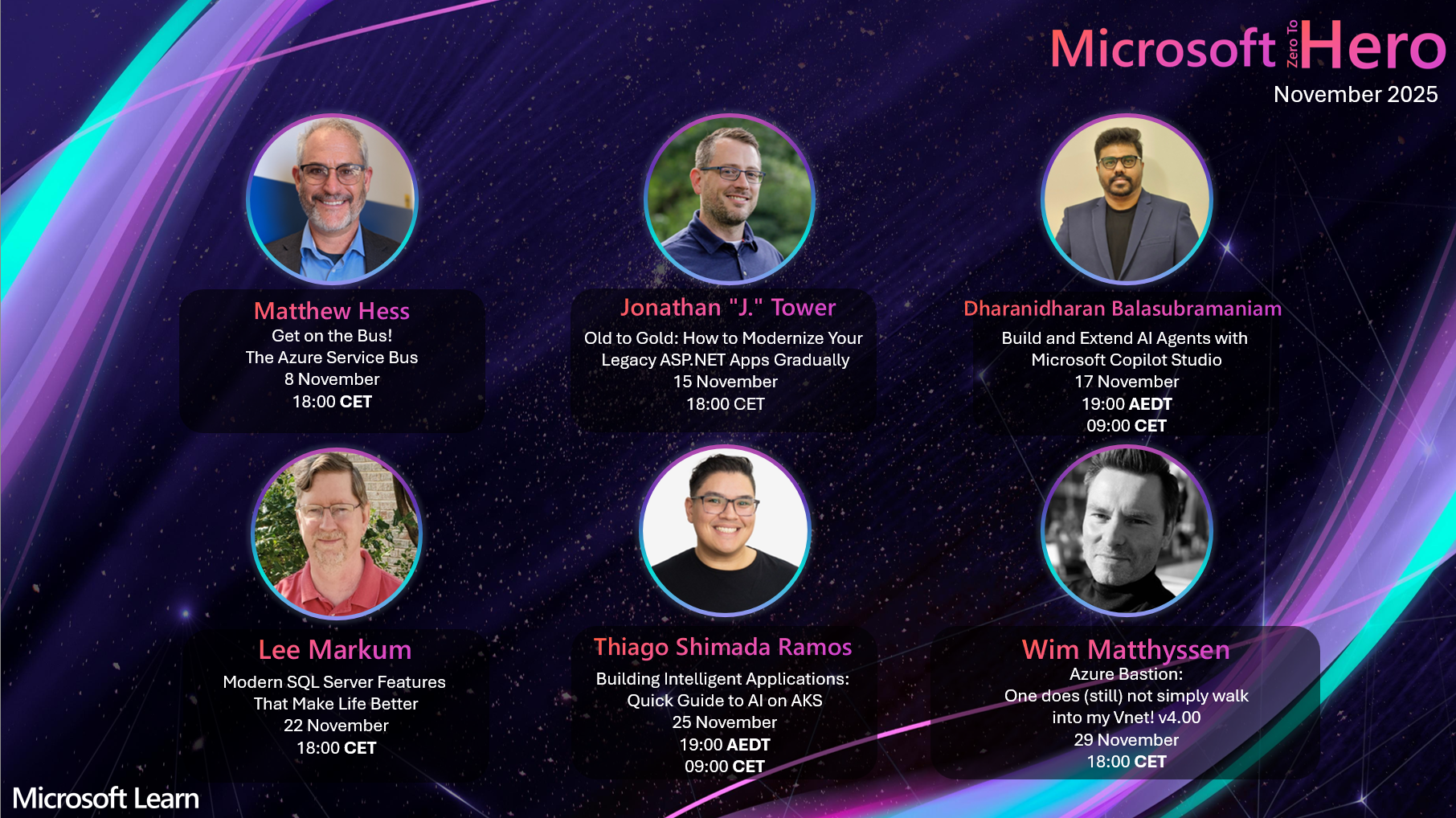 🚀 Get ready for a power-packed November with the Microsoft Zero to Hero ...