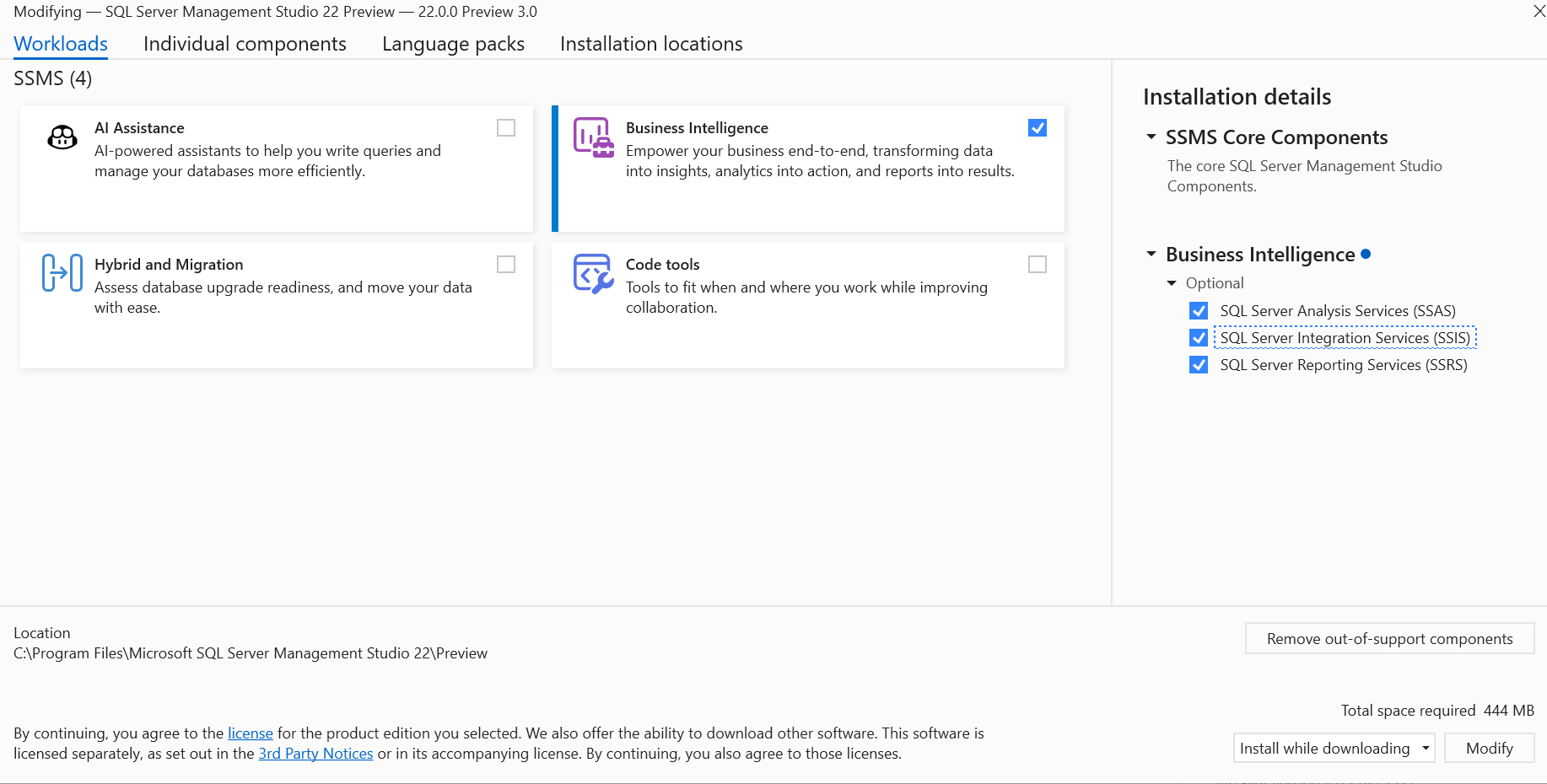 SQL Server Management Studio 22 Preview now supports SQL Server ...