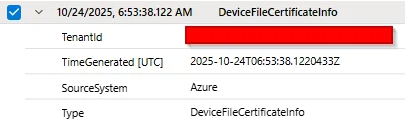 Issue when ingesting Defender XDR table in Sentinel | Microsoft ...
