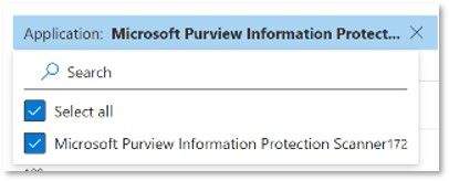 Application filter in the activity explorer no longer populated ...