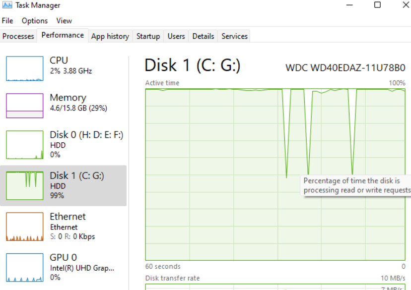 Disk transfer speed deterioration since installing Windows 11 | Microsoft Community Hub