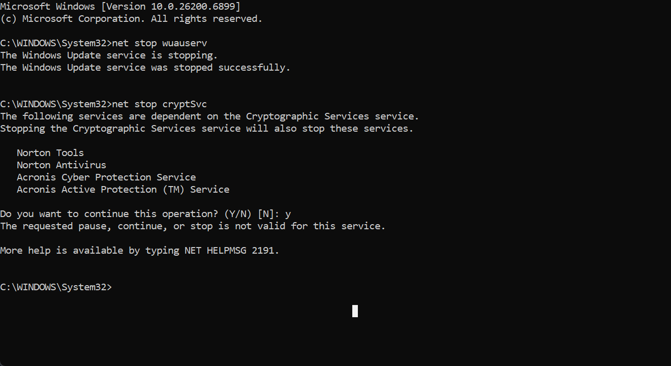 install error - 0x8007010a error | Microsoft Community Hub