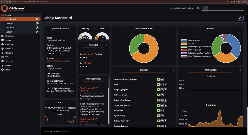 OPNsense Firewall as Network Virtual Appliance (NVA) in Azure ...