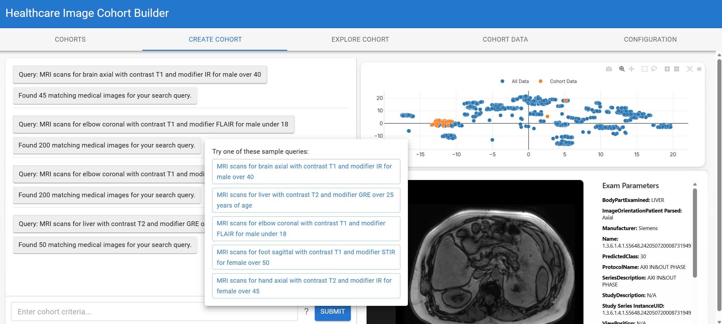 Using natural language to build healthcare imaging cohorts for research ...