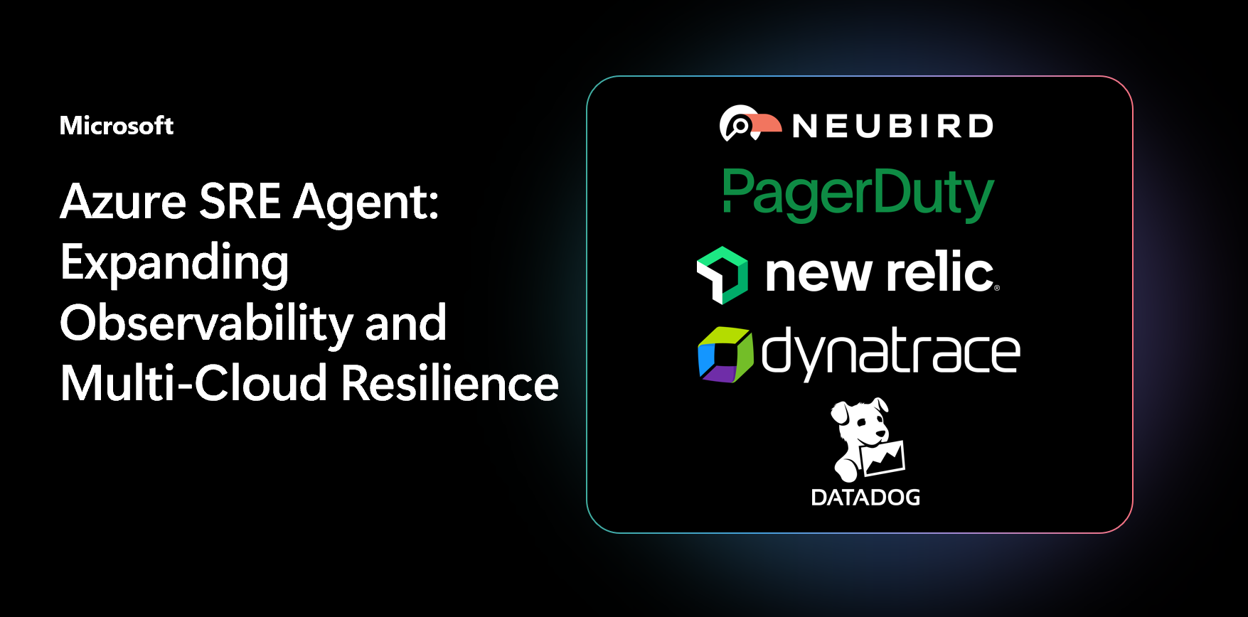 Azure SRE Agent: Expanding Observability and Multi-Cloud Resilience ...